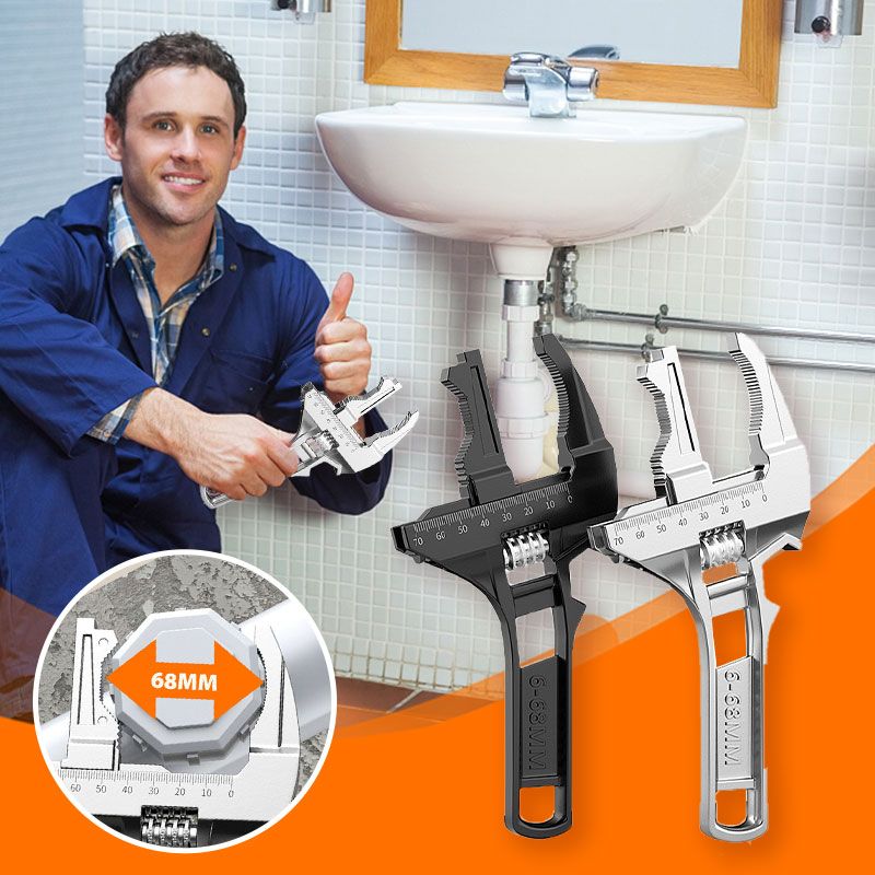 Reversible Sink Wrench with 6-68mm Jaw Opening – bling-furnitureshop
