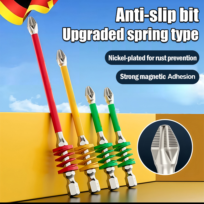 Anti-Slip Magnetic Phillips Bit with Spring – bling-furnitureshop