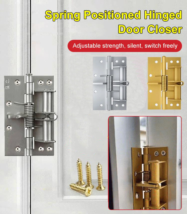 Automatic closing 4 Inch Spring Hinge – bling-furnitureshop