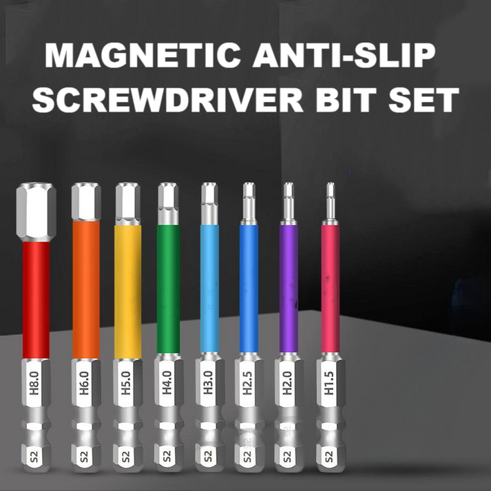 Magnetic Anti-Slip Screwdriver Bit Set – bling-furnitureshop