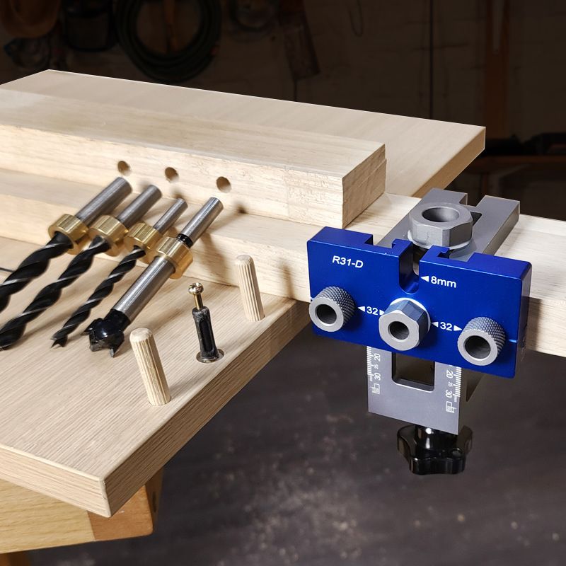 Pousbo® 3-in-1 Woodworking Drilling Guide Locator – bling-furnitureshop